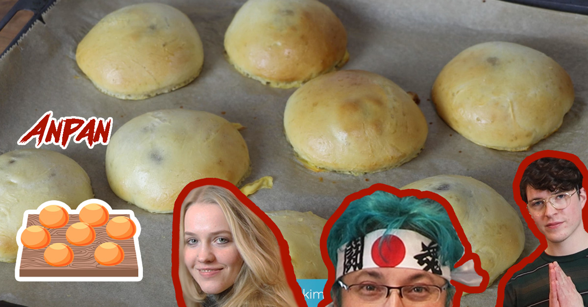 Anpan gefüllt mit Anko (Rezept + Download) - Anime Cooking